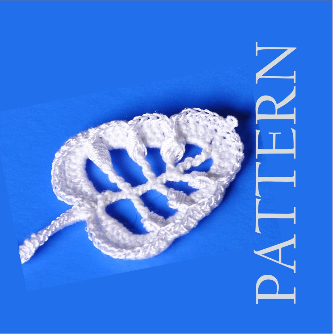 Irish Crochet Leaf Pattern Small Patch on Jacket - Etsy