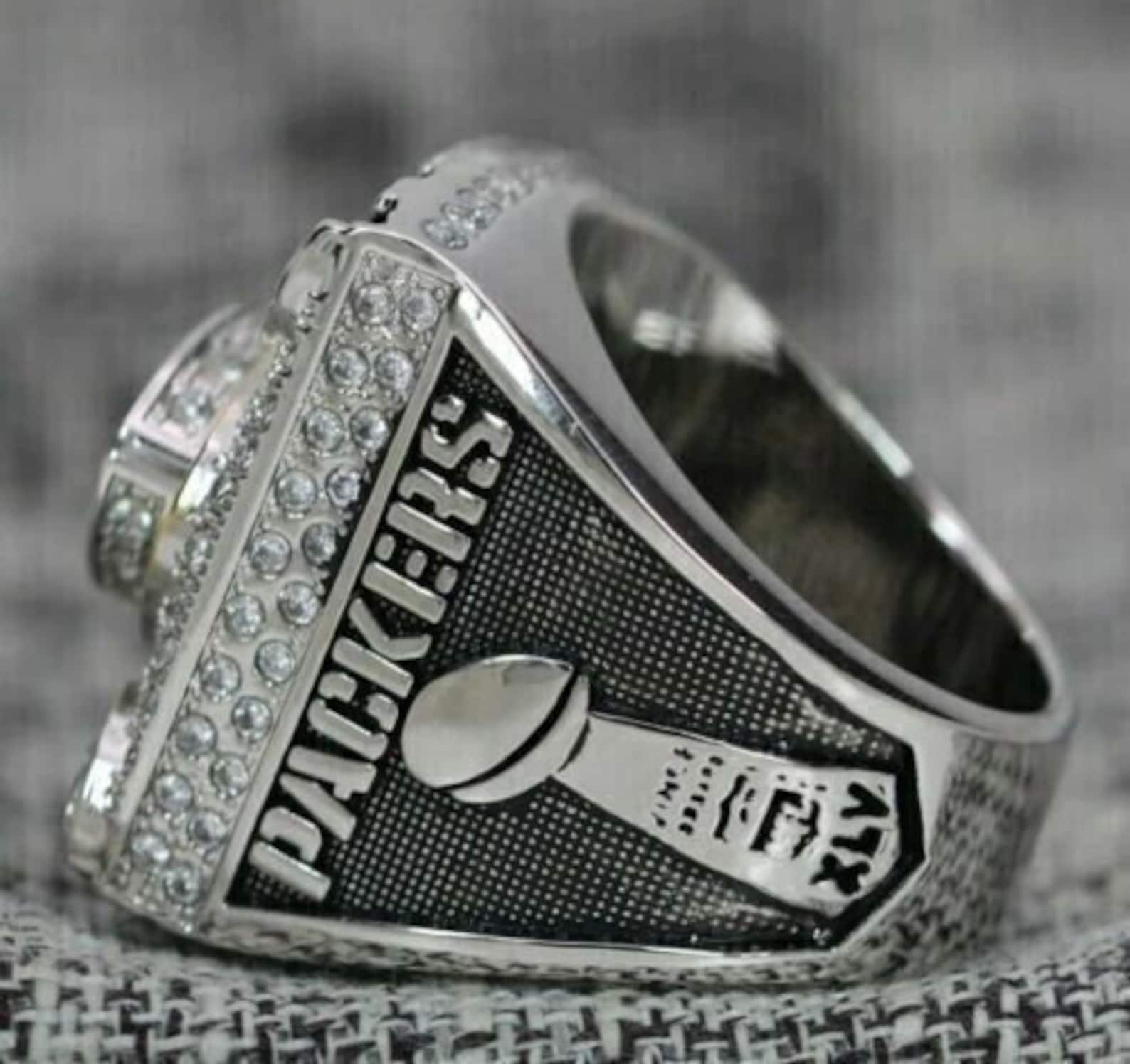 Special Edition Green Bay Packers Super Bowl Ring 925 Sterling Silver ...