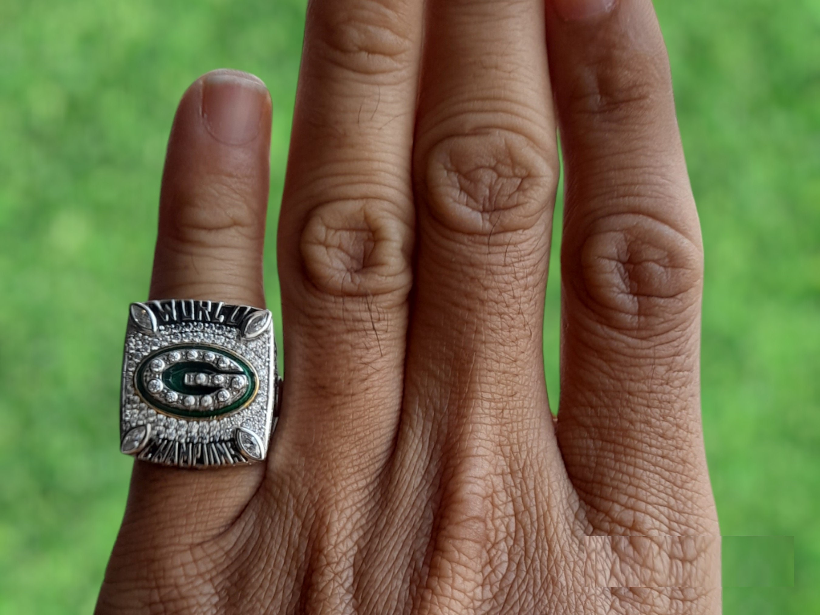 Special Edition Green Bay Packers Super Bowl Ring 925 Sterling Silver ...