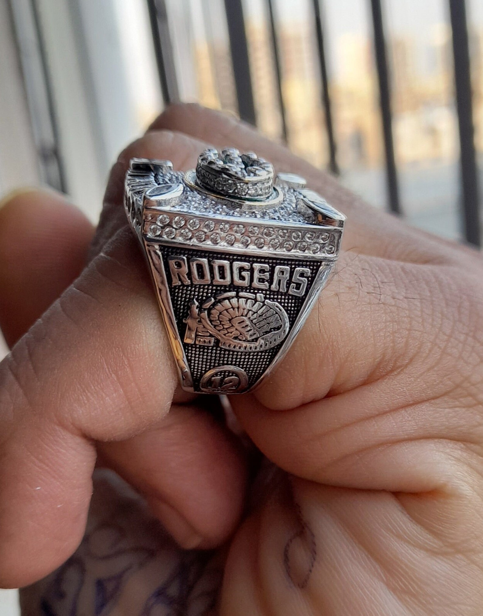 Special Edition Green Bay Packers Super Bowl Ring 925 Sterling Silver ...