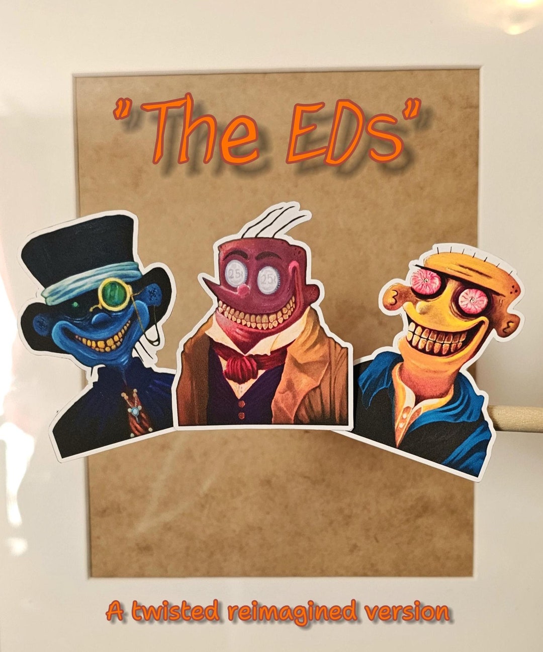 Creepy Vintage 'the Eds' Sticker – Retro Horror Cartoon Art – Laptop ...