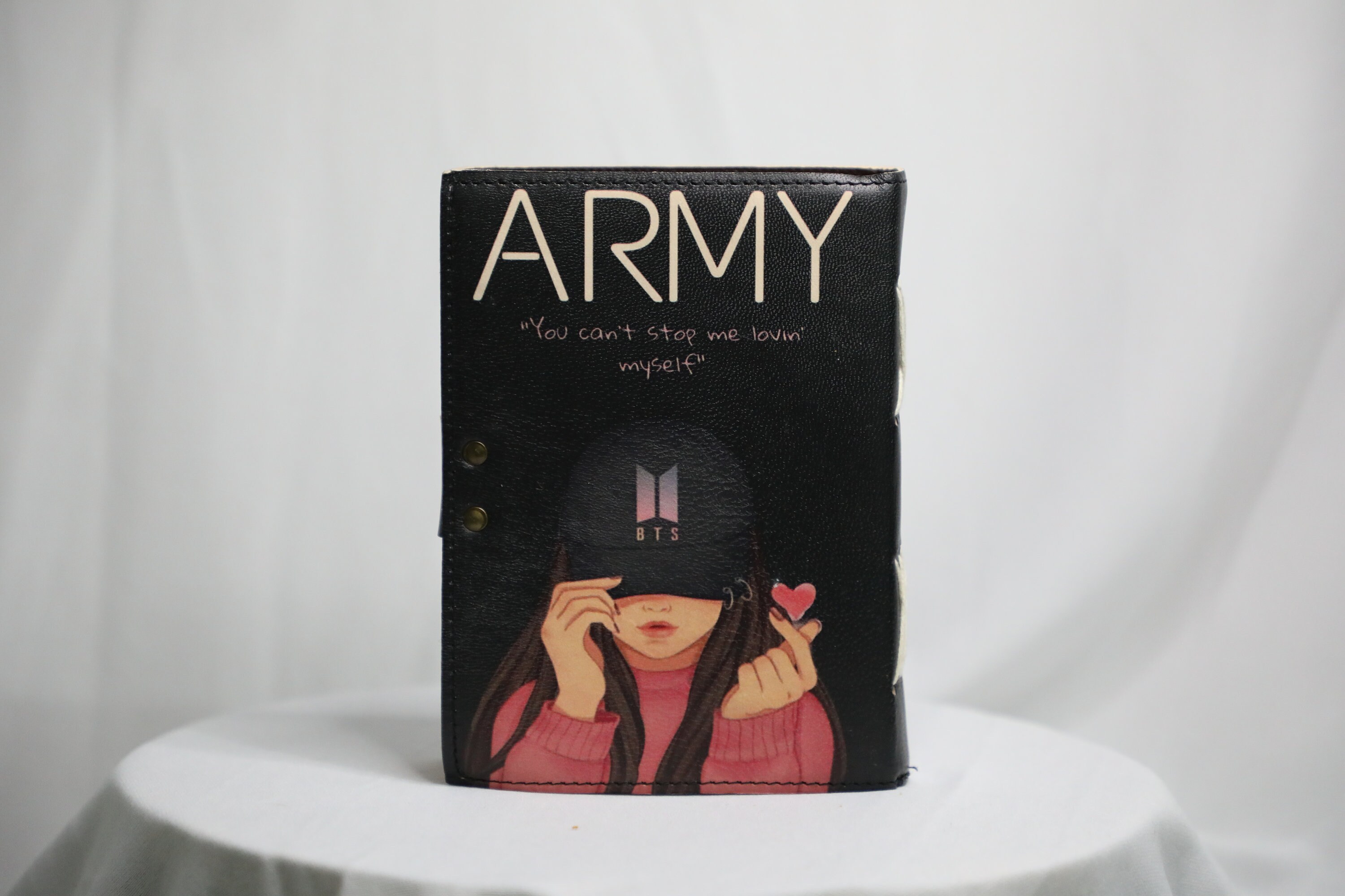 Bts Army Love Yourself Leather Journal, Bts Merch, Bts Leather Journal ...