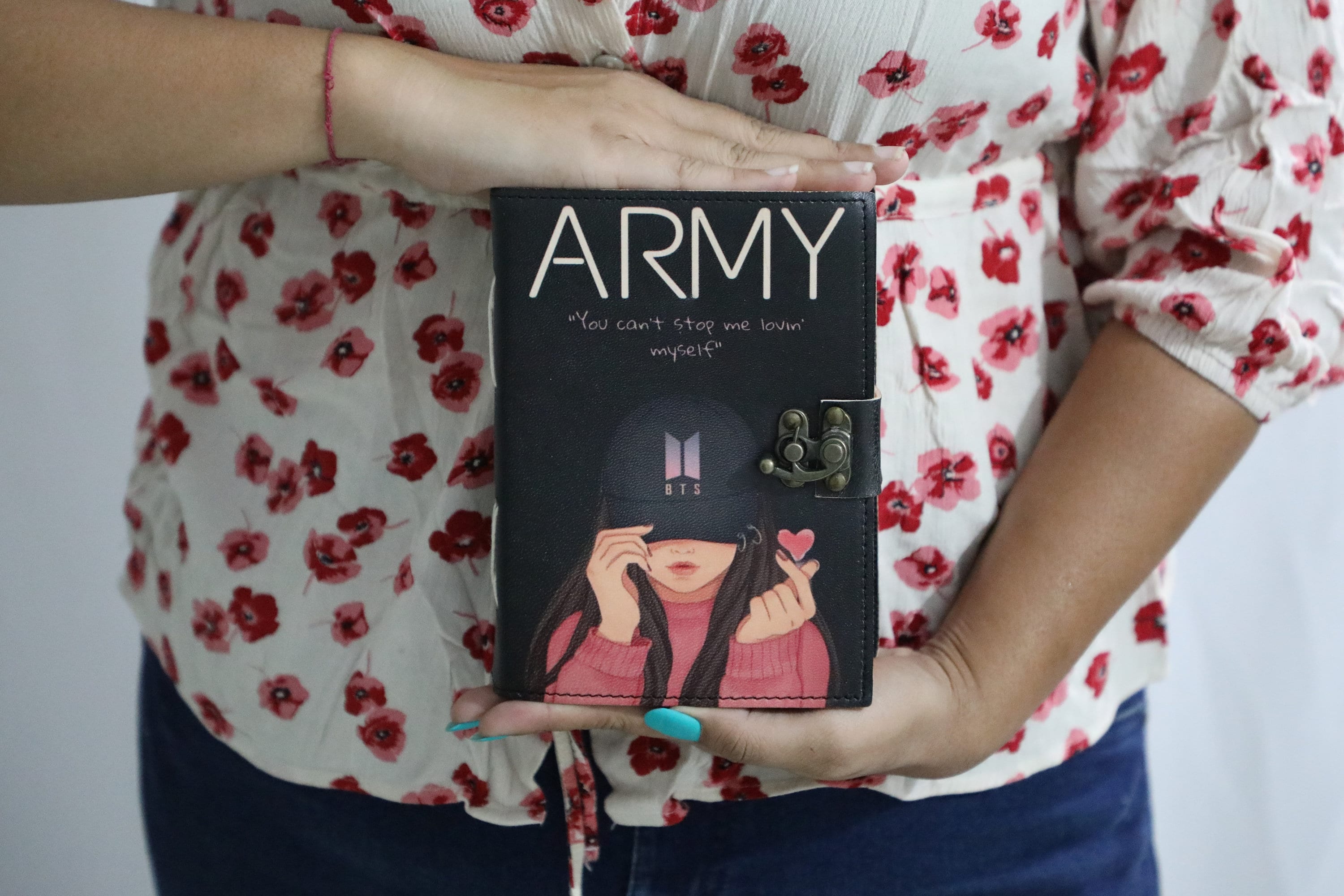 Bts Army Love Yourself Leather Journal, Bts Merch, Bts Leather Journal ...