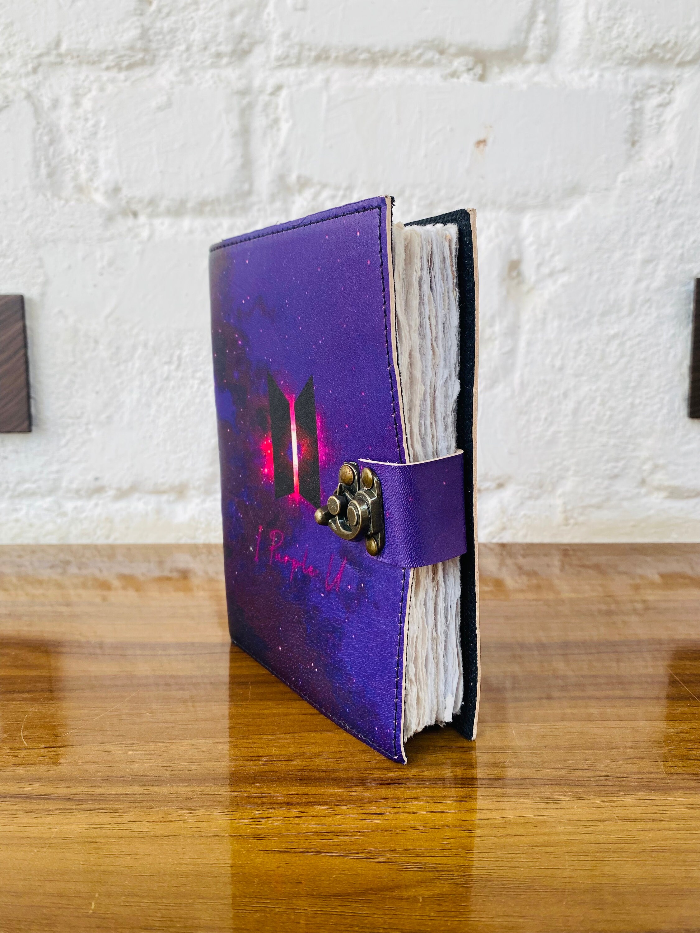 Bts I Purple You Journal, Bts Merch, Bts Leather Journal, Bts Journal ...