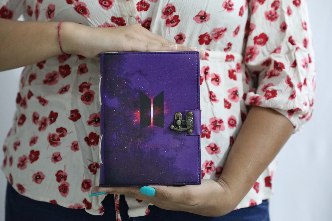 Bts I Purple You Journal, Bts Merch, Bts Leather Journal, Bts Journal ...