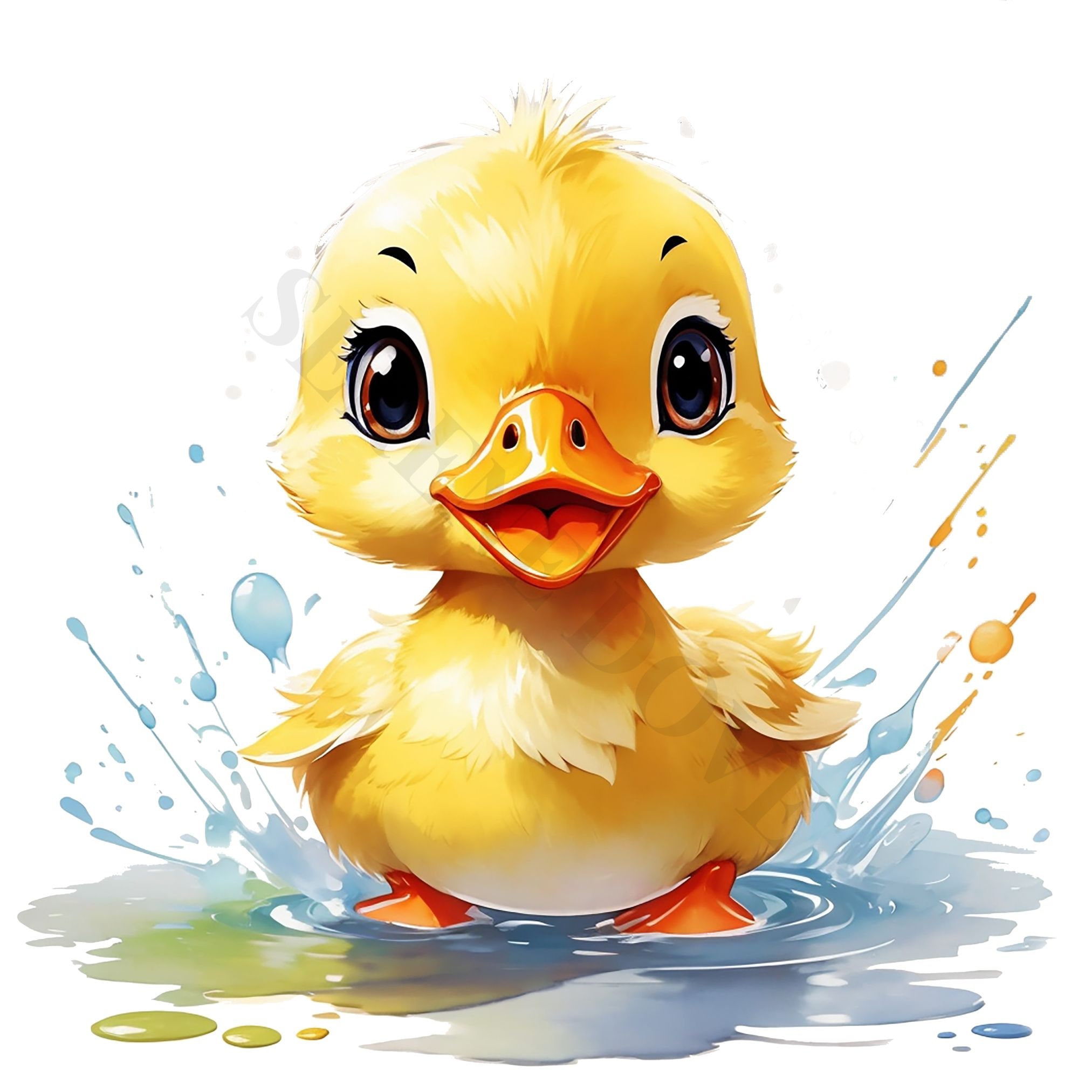 Watercolor Baby Farm Animals Clipart Cute Farmyard Pets - Etsy