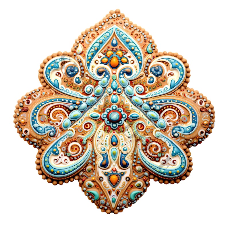 Gingerbread Cookie Clipart 12 High Quality Pngs Digital - Etsy