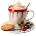 Hot Chocolate Clipart - 12 High Quality Pngs, Digital Paper Crafting ...