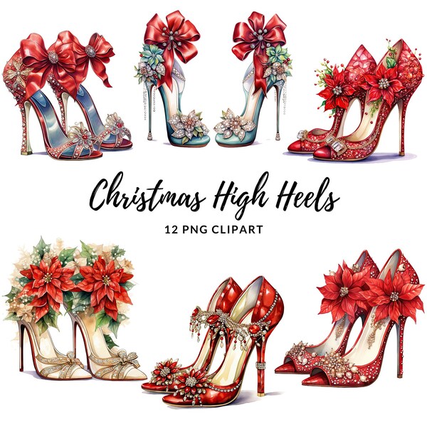 Watercolor Christmas Digital Paper - Etsy