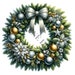 Christmas Wreath Set 3 Clipart 12 High Quality Pngs, Memory Book, Junk ...