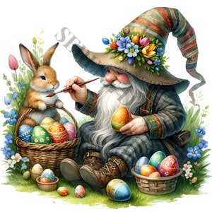 Easter Gnome Clipart - 17 High Quality Pngs, Junk Journals, Scrapbooks ...