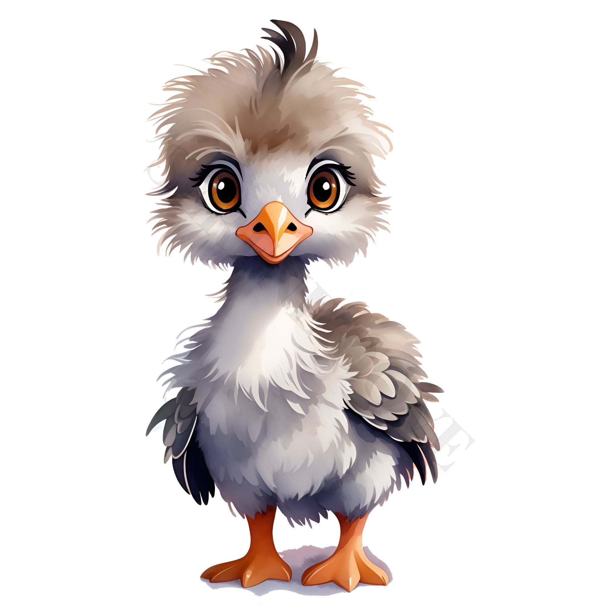 Watercolor Baby Farm Animals Clipart - Cute Farmyard Pets, Adorable Pet ...