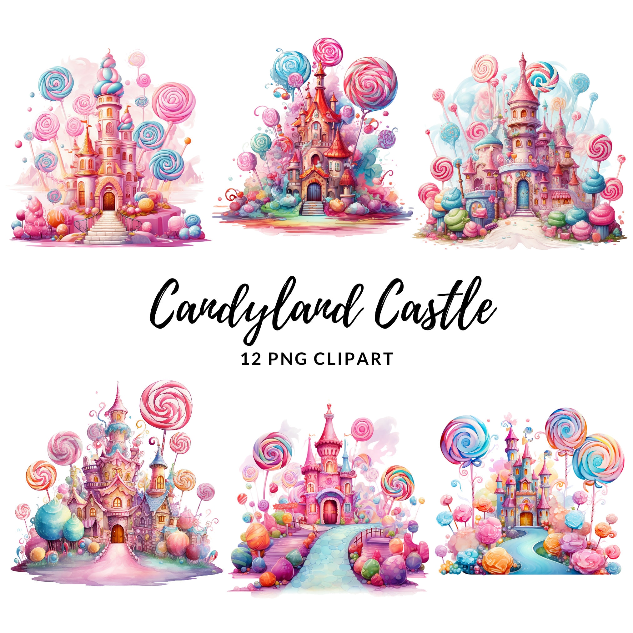 Candyland Castle Wallpaper
