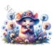 Summer Mouse Clipart - 16 High Quality Pngs, Memory Book, Junk Journals ...