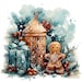 Christmas Decorations Set 4 Clipart - 12 High Quality Pngs, Digital ...