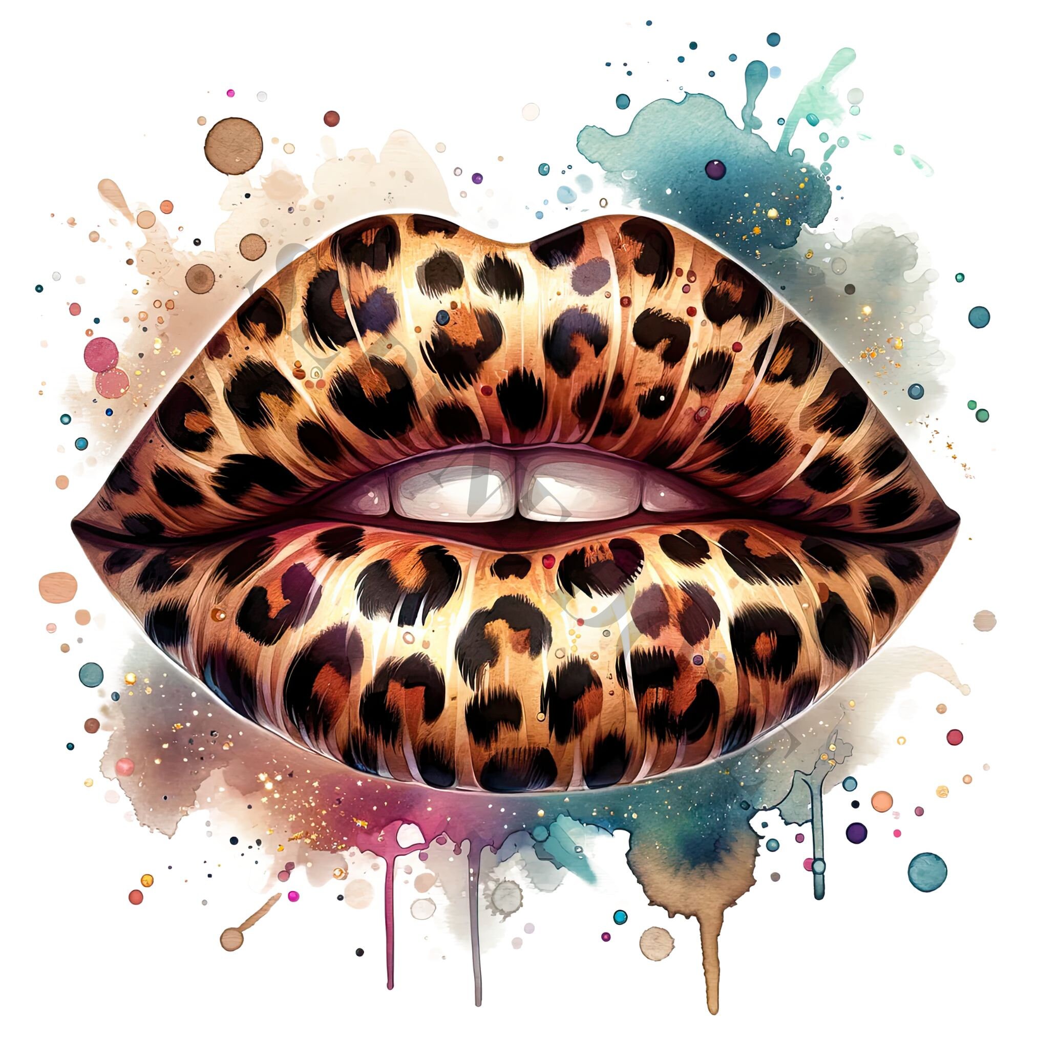 Lips Clipart - 14 High Quality Pngs, Memory Book, Junk Journals ...