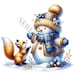 Golden Snowman Clipart - 18 High Quality Pngs, Memory Book, Junk ...