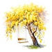 Spring Tree Swing Clipart - 14 High Quality Pngs, Digital Planner, Junk ...