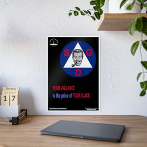 Subgenius Defense Gloss Poster - Etsy