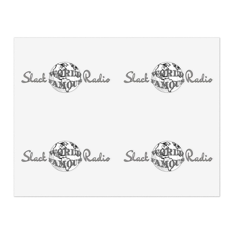 World Famous Slack Radio Logo Sticker Sheets - Etsy