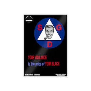 Subgenius Defense Gloss Poster - Etsy