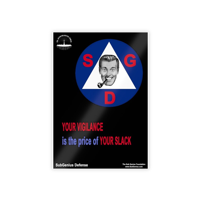 Subgenius Defense Gloss Poster - Etsy