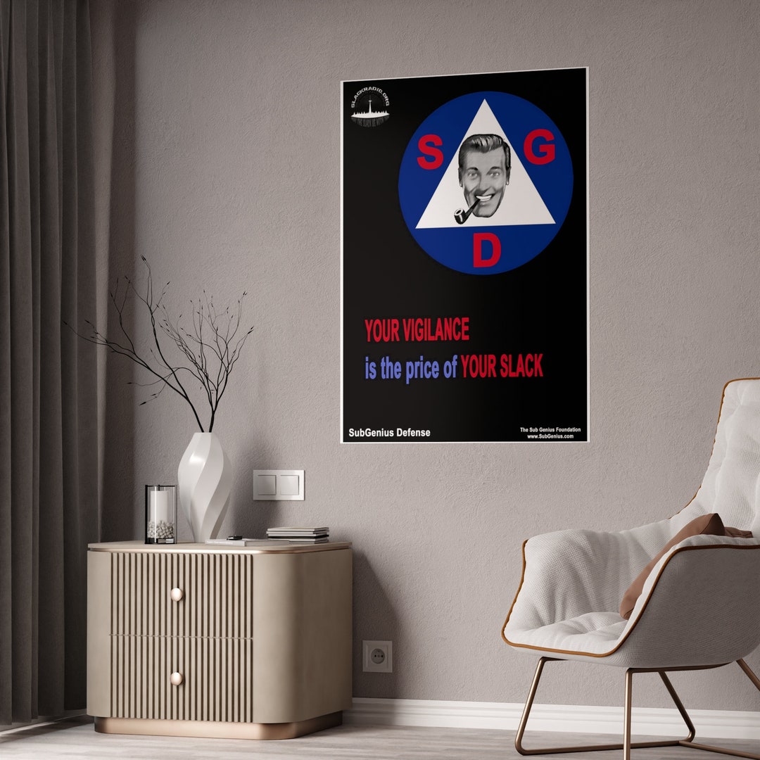 Subgenius Defense Gloss Poster - Etsy