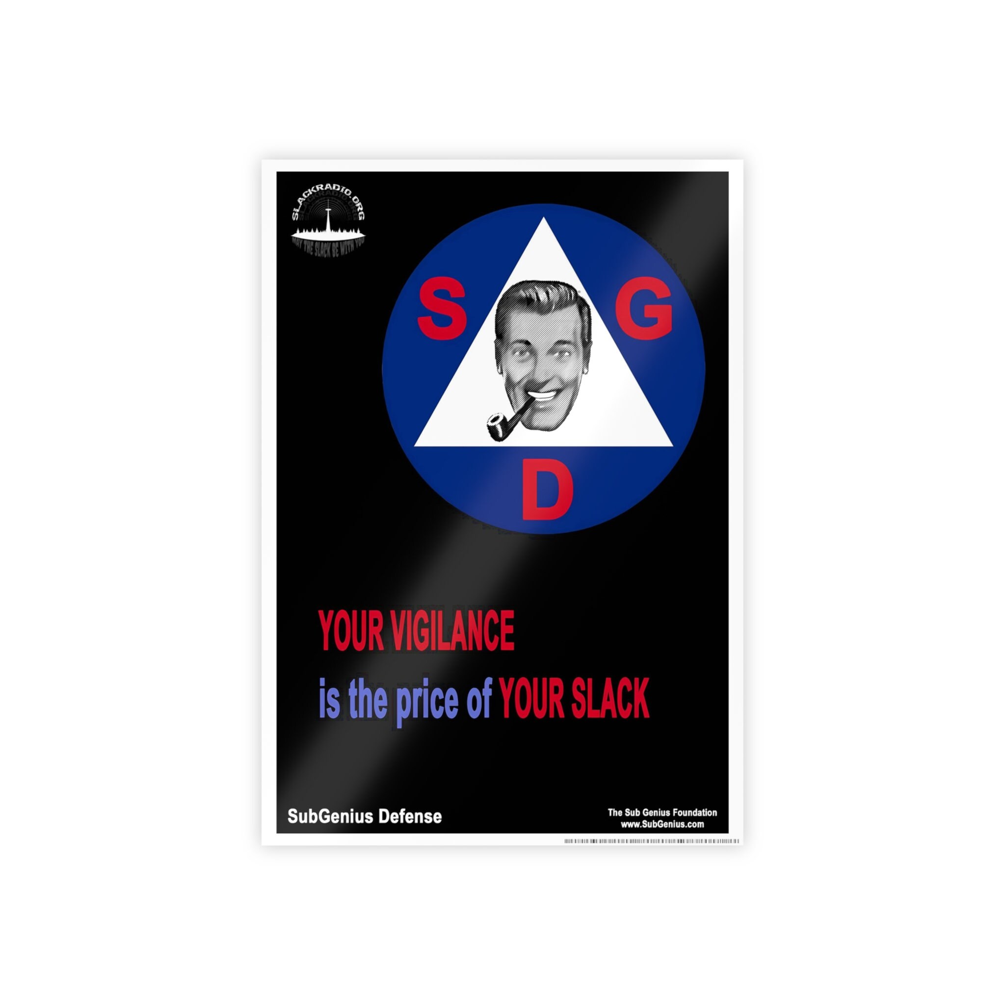 Subgenius Defense Gloss Poster - Etsy