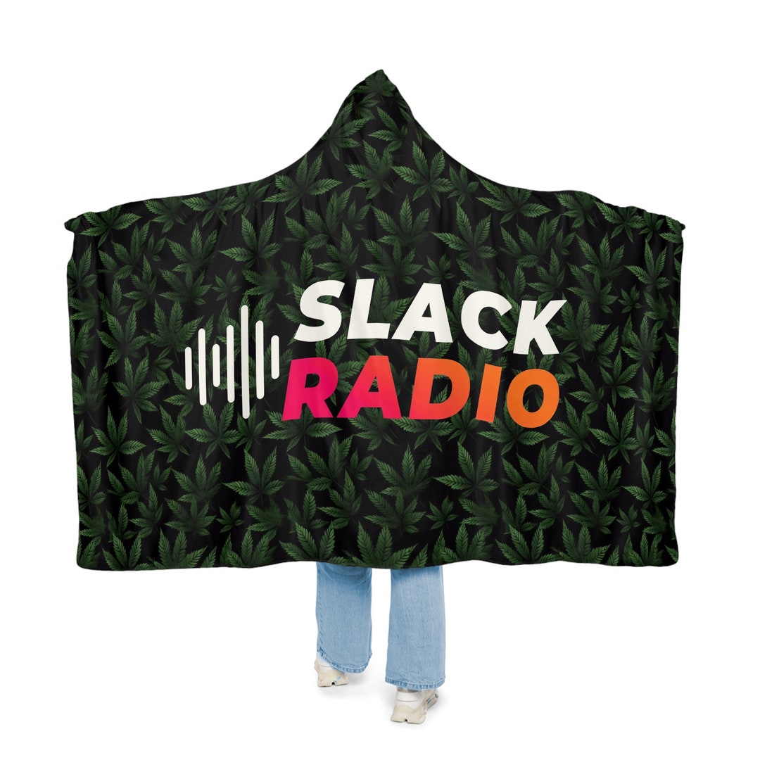 Slack Radio / Cannabis Leaf Snuggle Blanket - Etsy