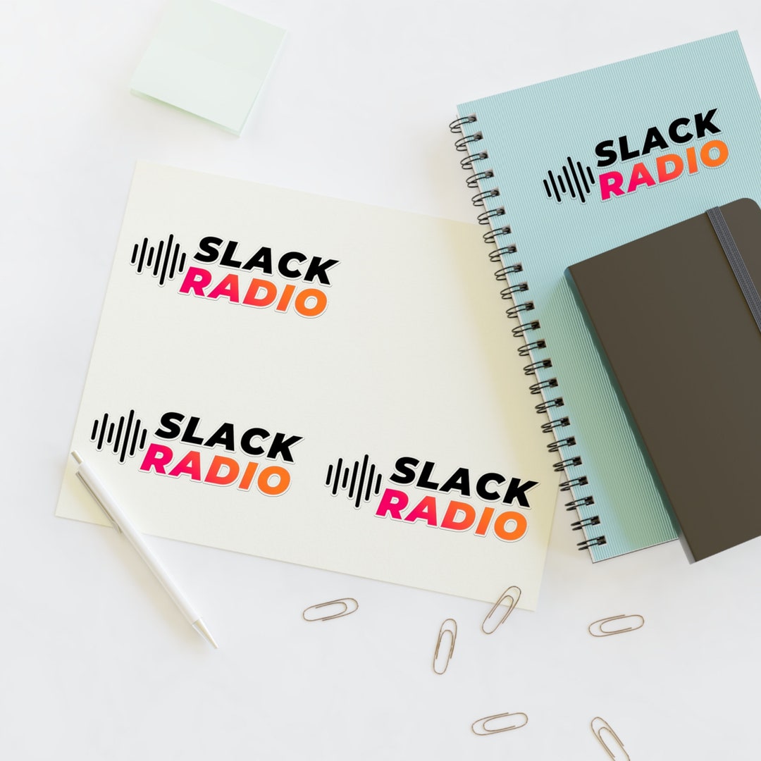 Slack Radio Logo Sticker Sheets - Etsy
