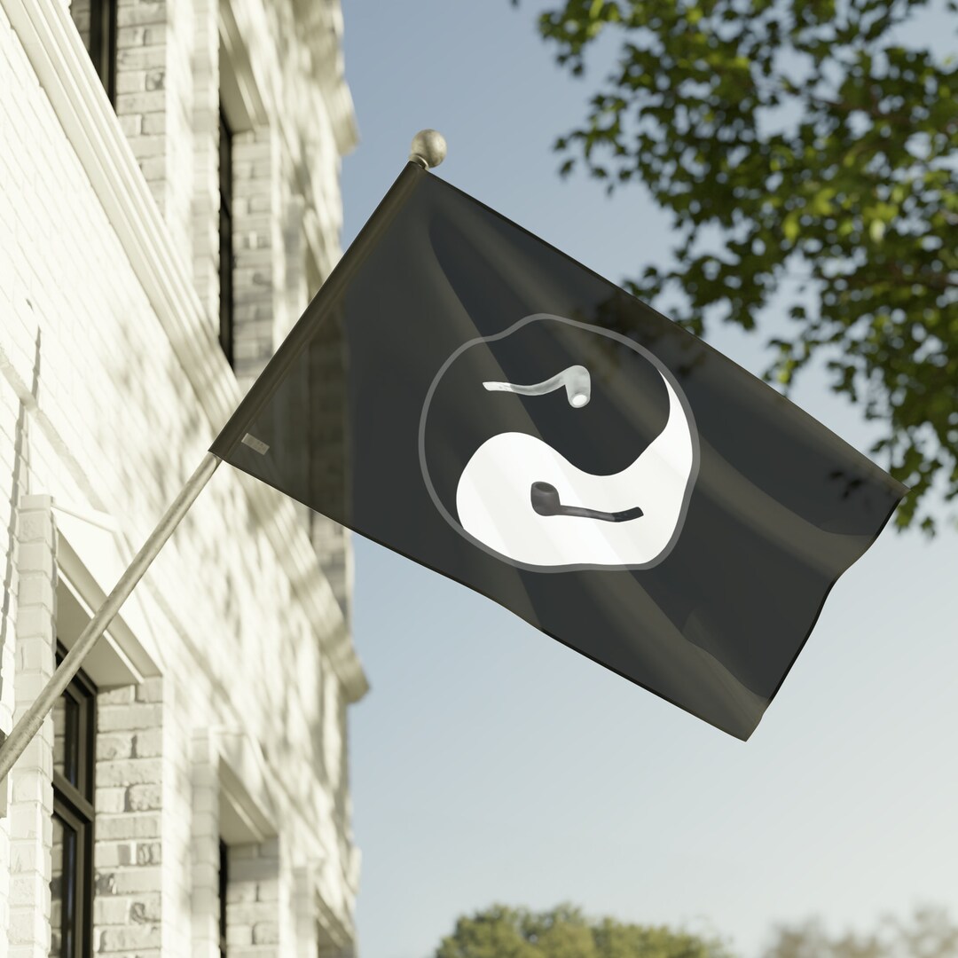 Alcheministry Labs Yin Yang Flag - Etsy
