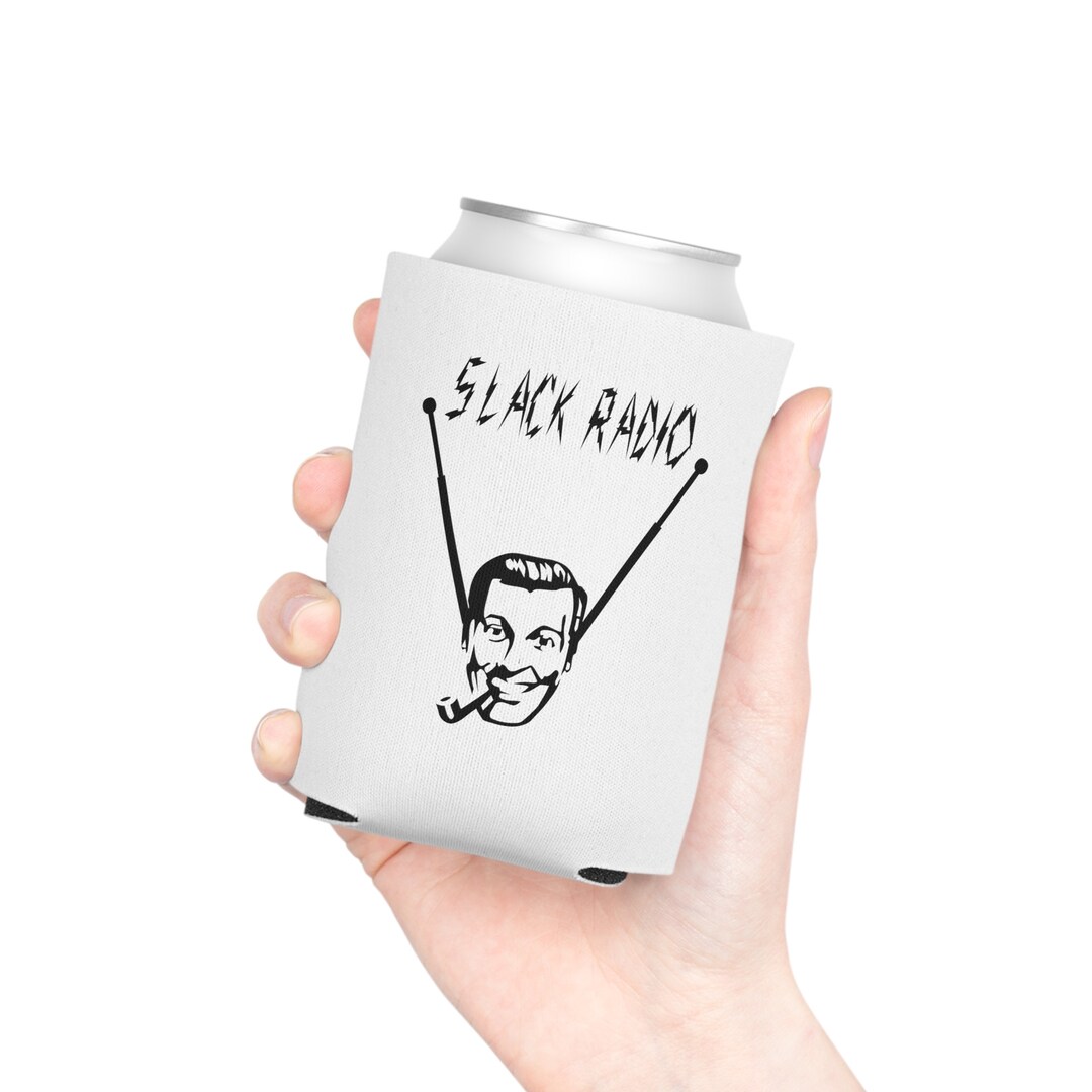 Slack Radio Logo & QR Code Can Cooler - Etsy