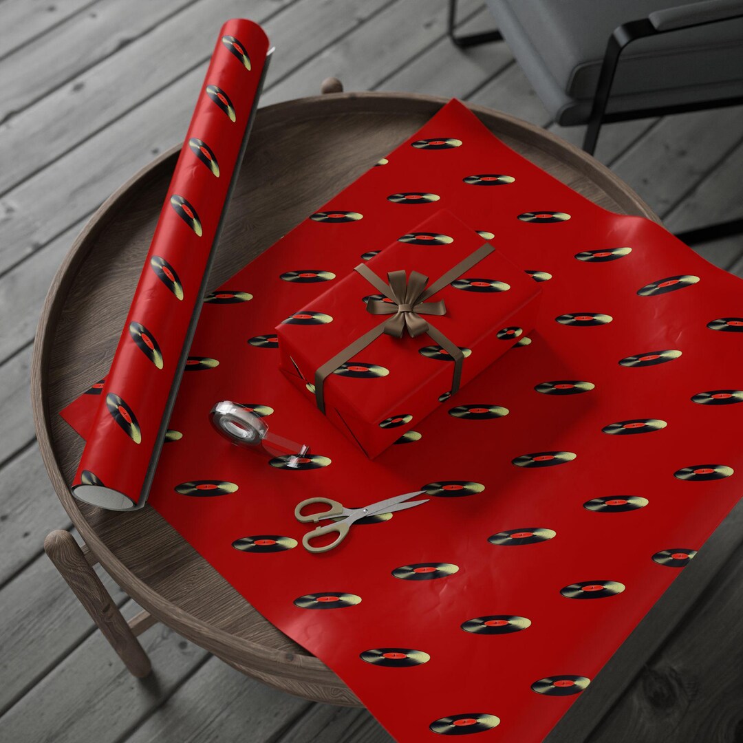 Flying Vinyl Wrapping Paper - Etsy