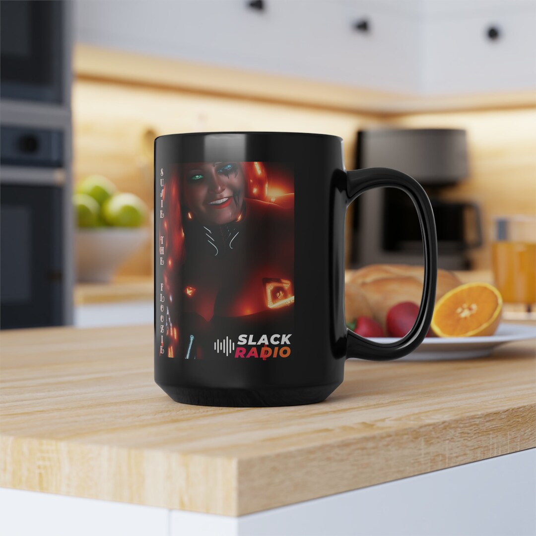 Susie the Floozie 1 / Slack Radio Black Mug, 15oz - Etsy