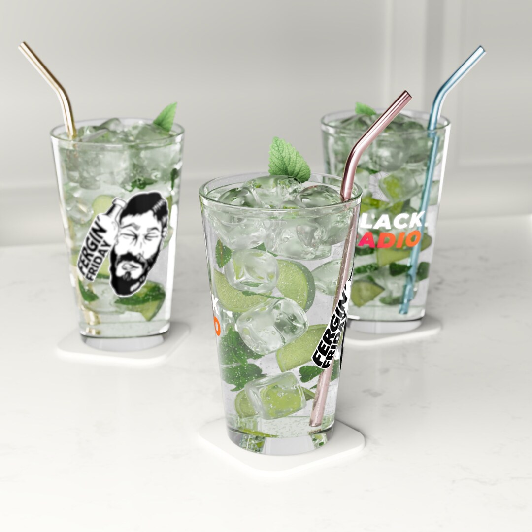 Fergin Friday / Slack Radio Pint Glass, 16oz - Etsy