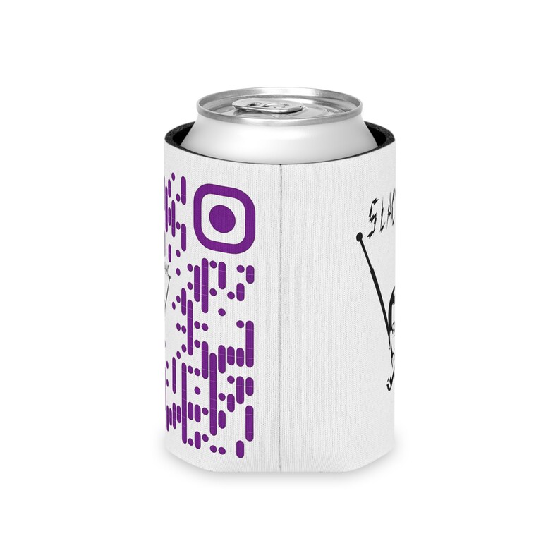 Slack Radio Logo & QR Code Can Cooler - Etsy