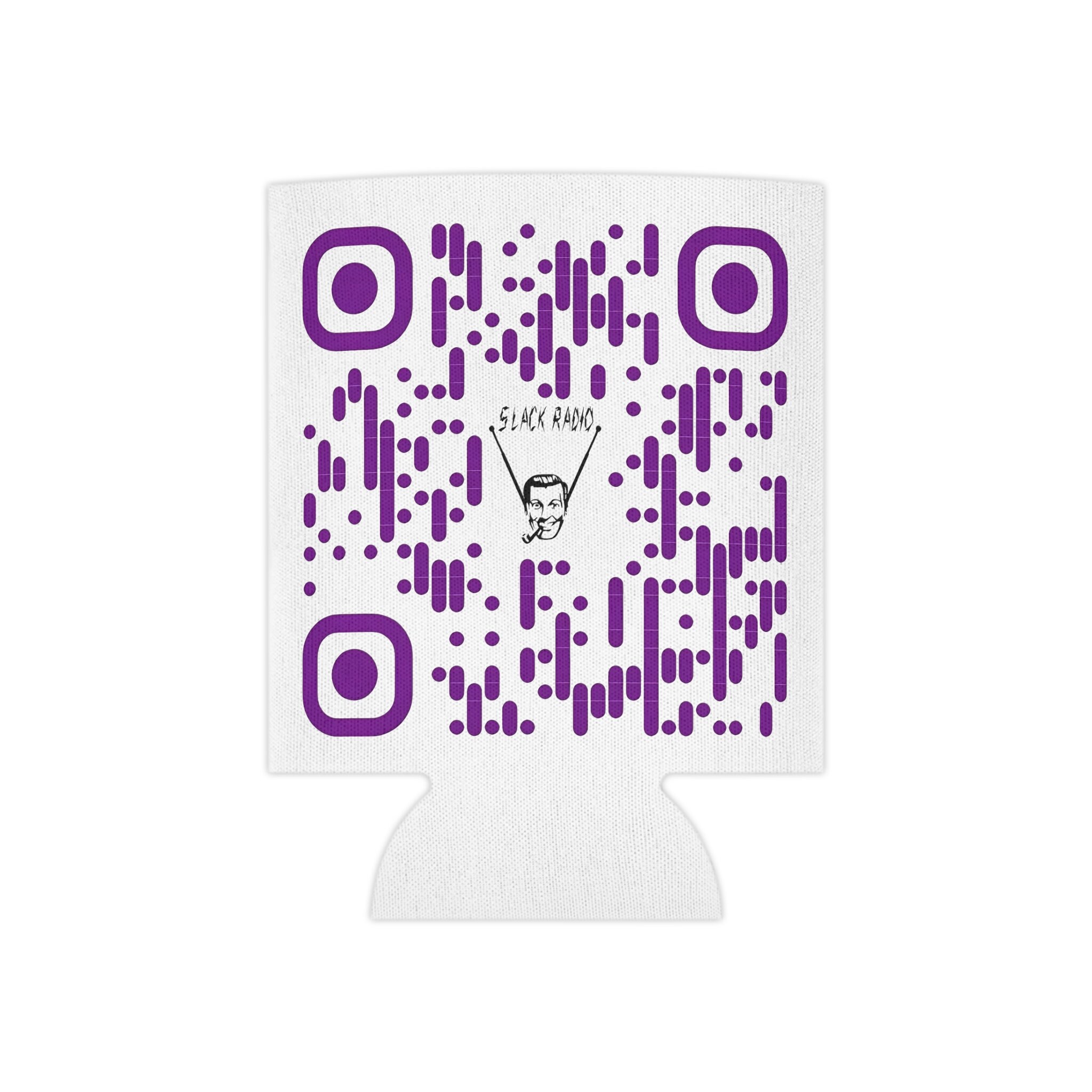 Slack Radio Logo & QR Code Can Cooler - Etsy