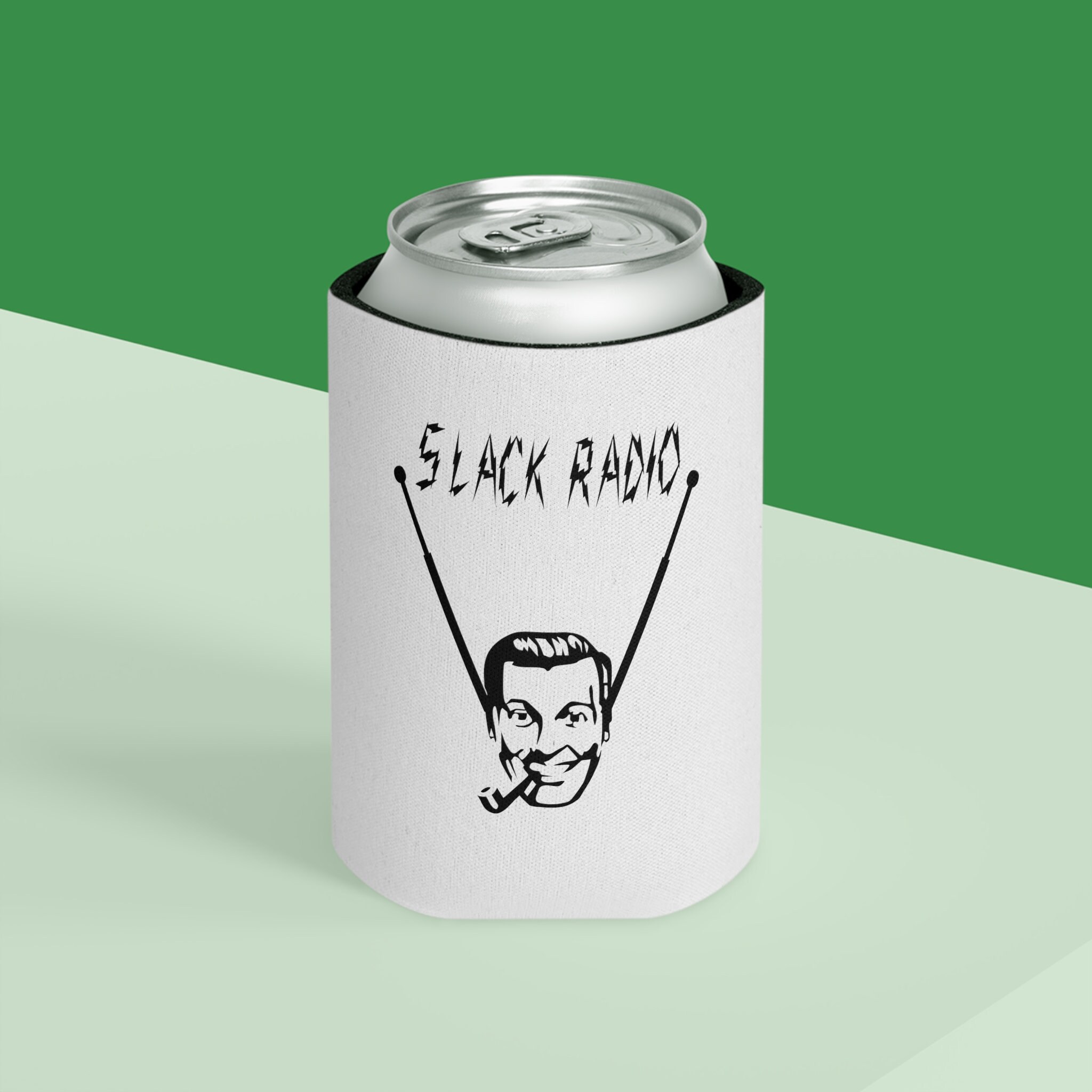 Slack Radio Logo & QR Code Can Cooler - Etsy