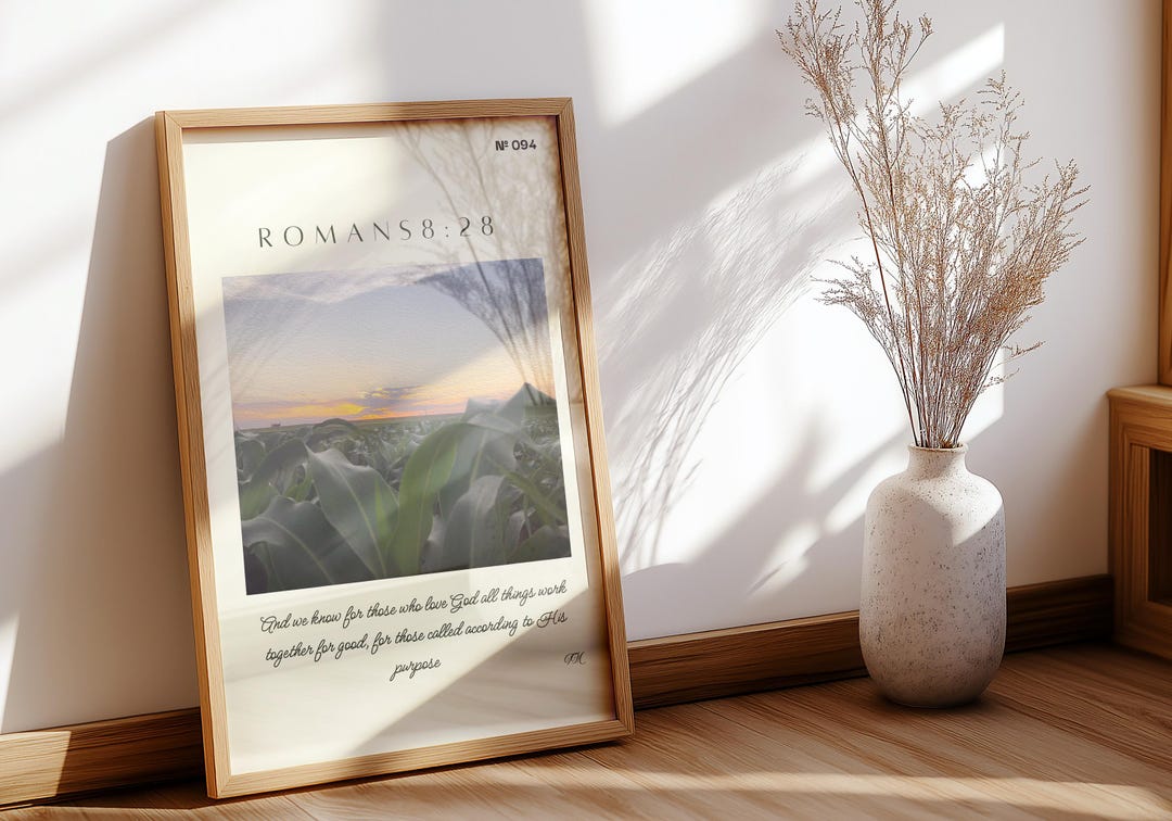 Christian Digital Wall Art, Bible Verse Prints, Oil Painting Style ...