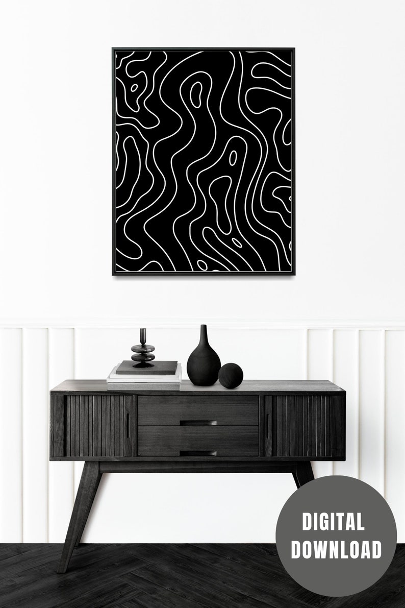 Digital Wall Art Topography Wall Decor Download Art Topography - Etsy