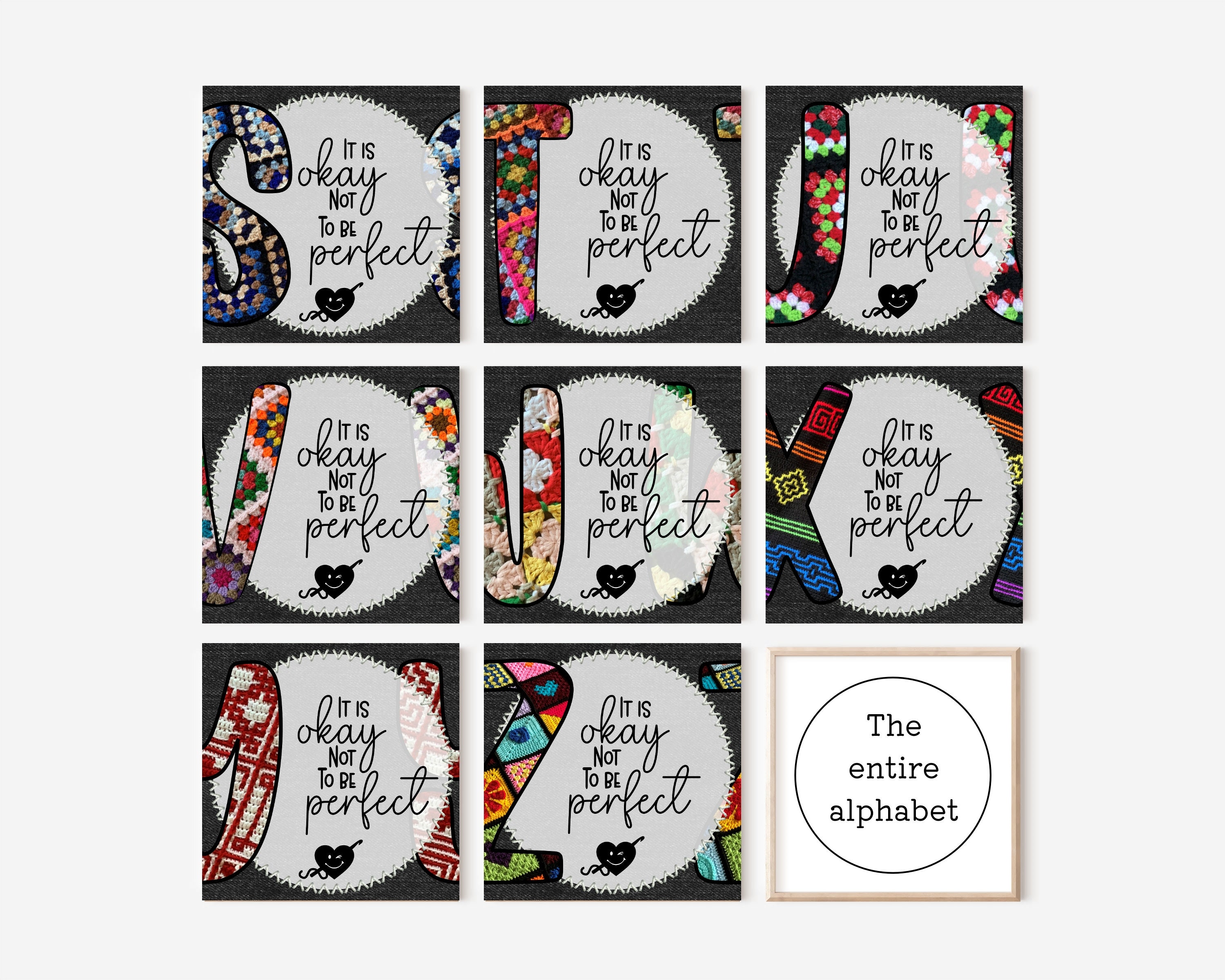 Kaartjes Alfabet Printables Its Okay Pdf-file Bemoedigende Quotes ...