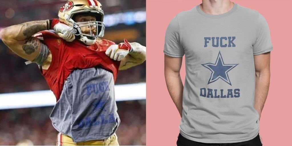 Gary Plummer Dallas Shirt Kittle Fuck Dallas Shirt George - Etsy UK