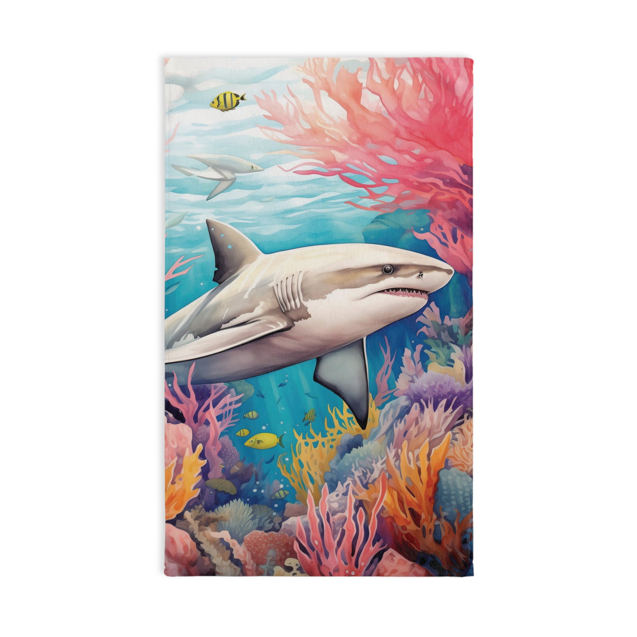 SHARK BATHROOM SET Shark Lover Microfiber Bath Mat Shark Shower Curtain ...