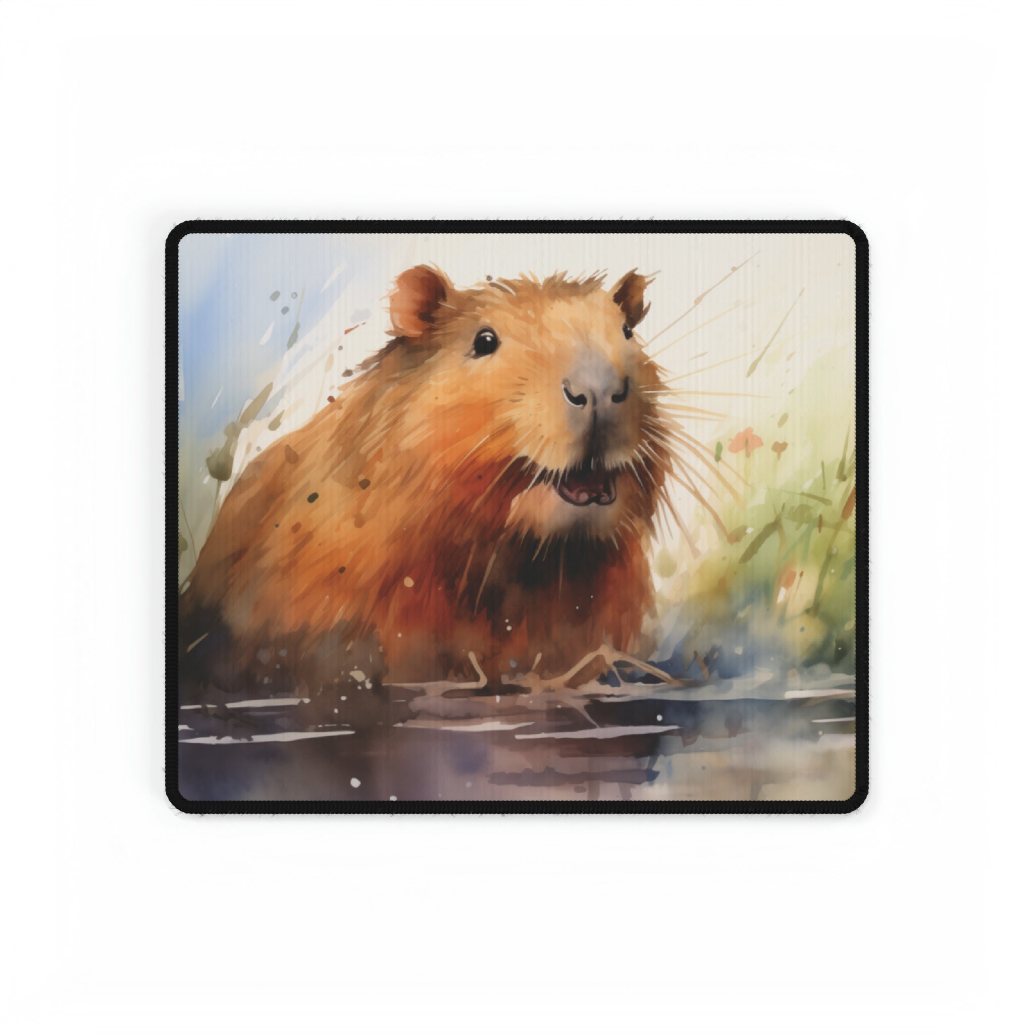 CAPYBARA DESK MAT Fun Kids Mouse Pad Large Mouse Mat Capybara Lover ...