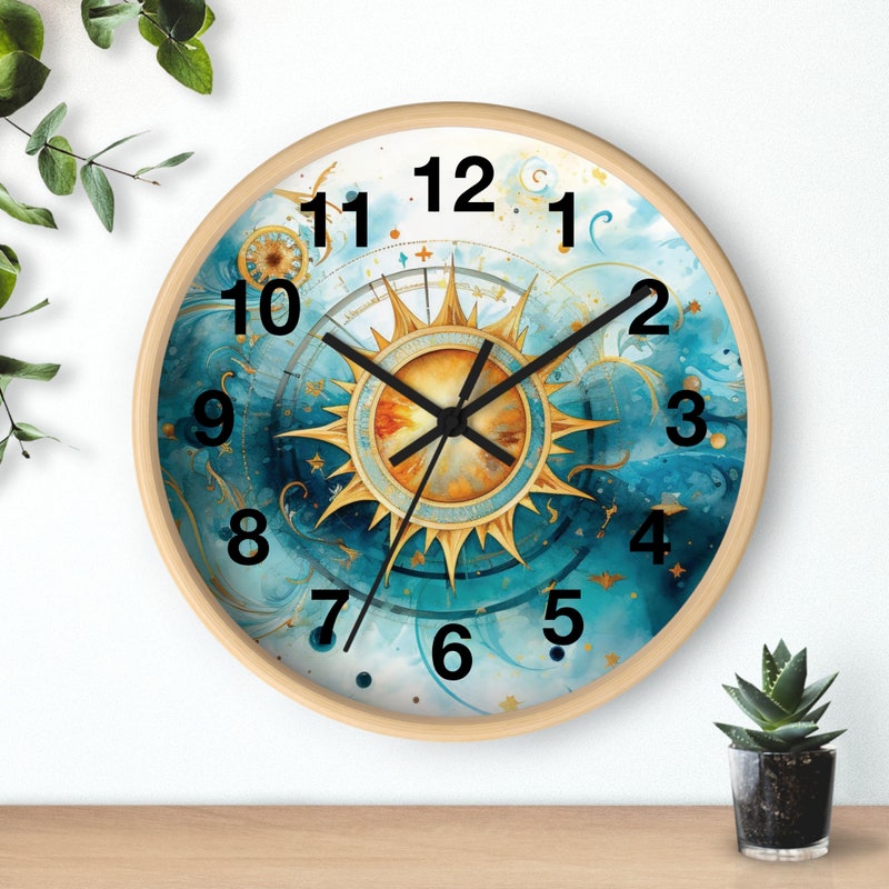 Boho Wall Clock - Etsy