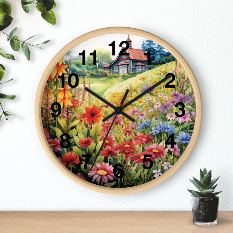 Garden Clock - Etsy