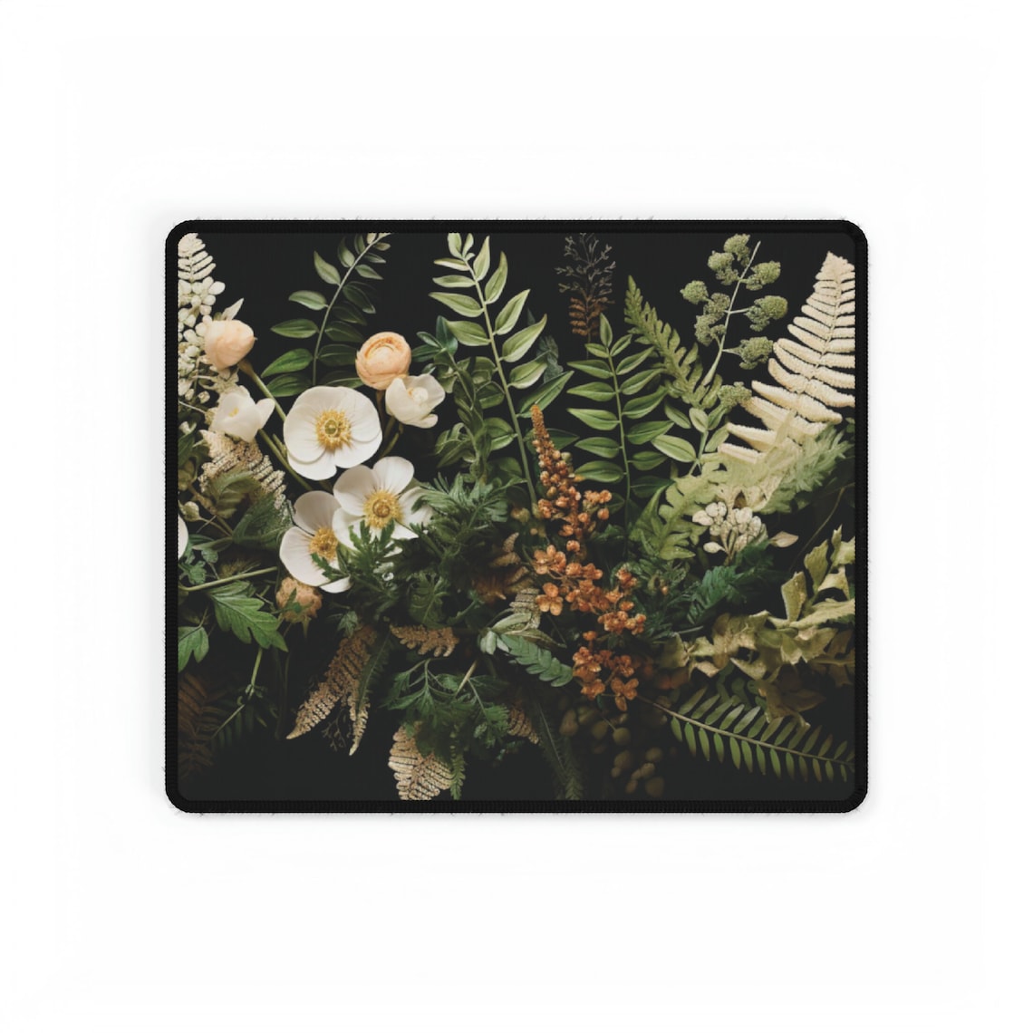 WILDFLOWERS DESK MAT Floral Mouse Pad Large Mouse Mat Cottage Core Desk ...