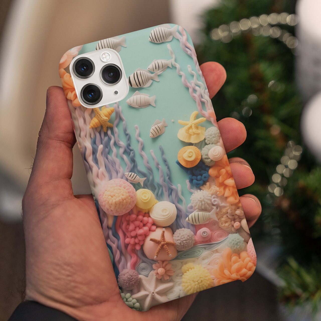 CORAL REEF 3D Phonecase Knit Style iPhone Samsung Galaxy Phone - Etsy