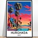 Hurghada Travel Print Hurghada Poster Ägyptischer Kunstdruck Ägypten ...