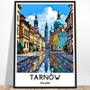 Tarnow Travel Print Wall Art Tarnow Wall Hanging Home Décor Tarnow Gift ...
